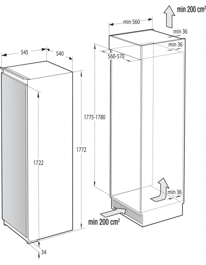 gorenje BHP923E13X Built-in extendable telescopic cooker hood